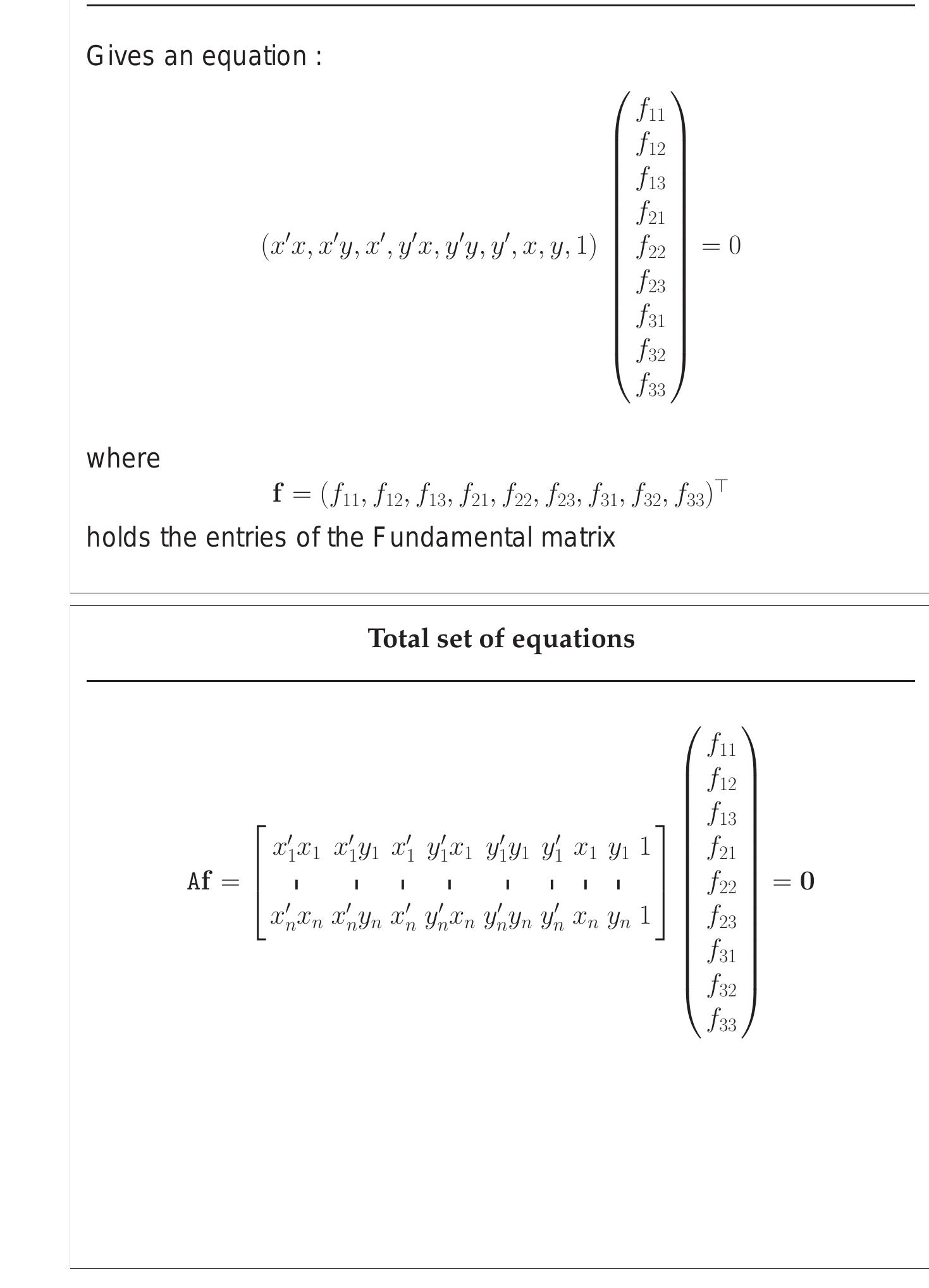 Figure 16 - Multiple view geometry in computer vision
