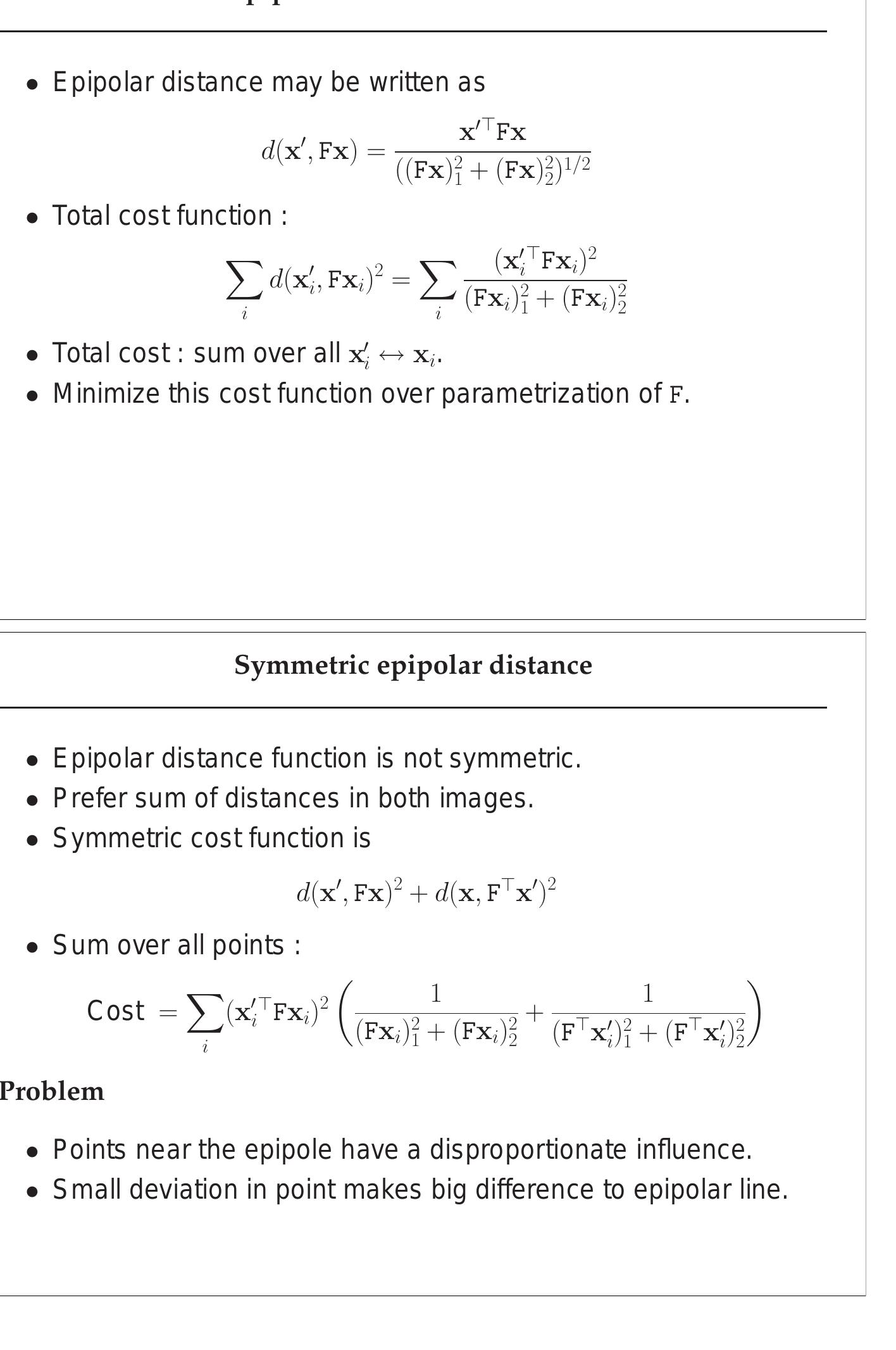 Figure 25 - Multiple view geometry in computer vision