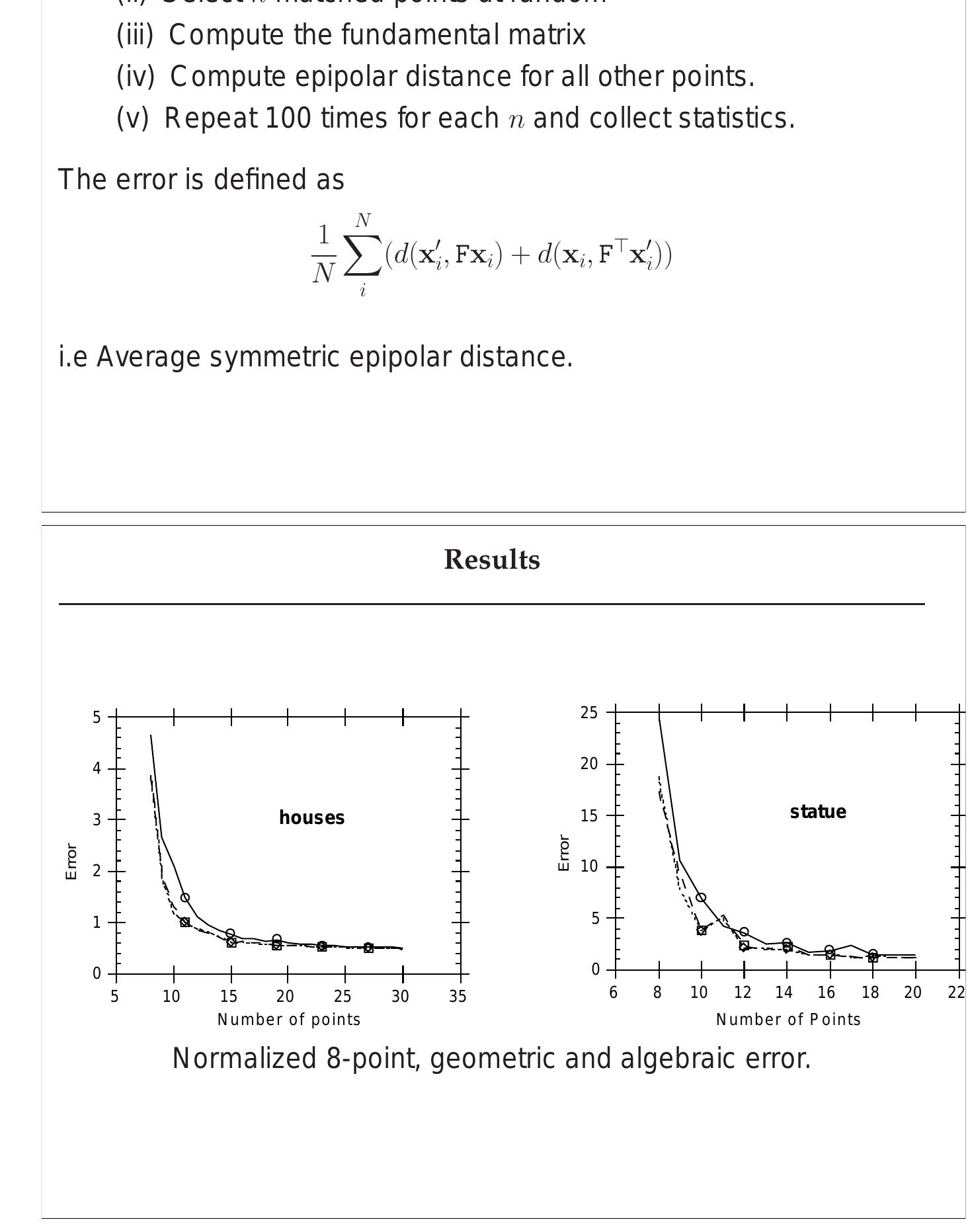 Figure 26 - Multiple view geometry in computer vision