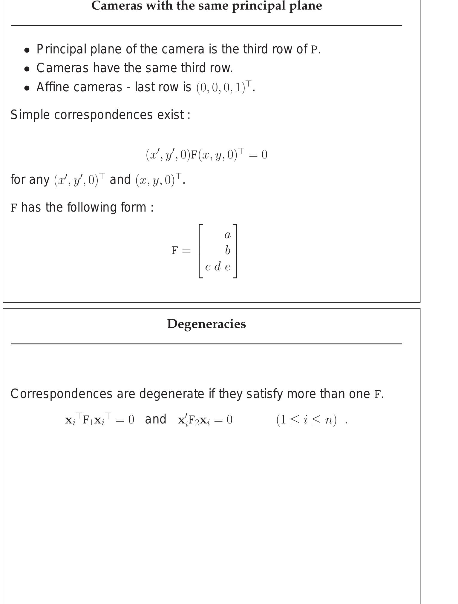 Figure 28 - Multiple view geometry in computer vision