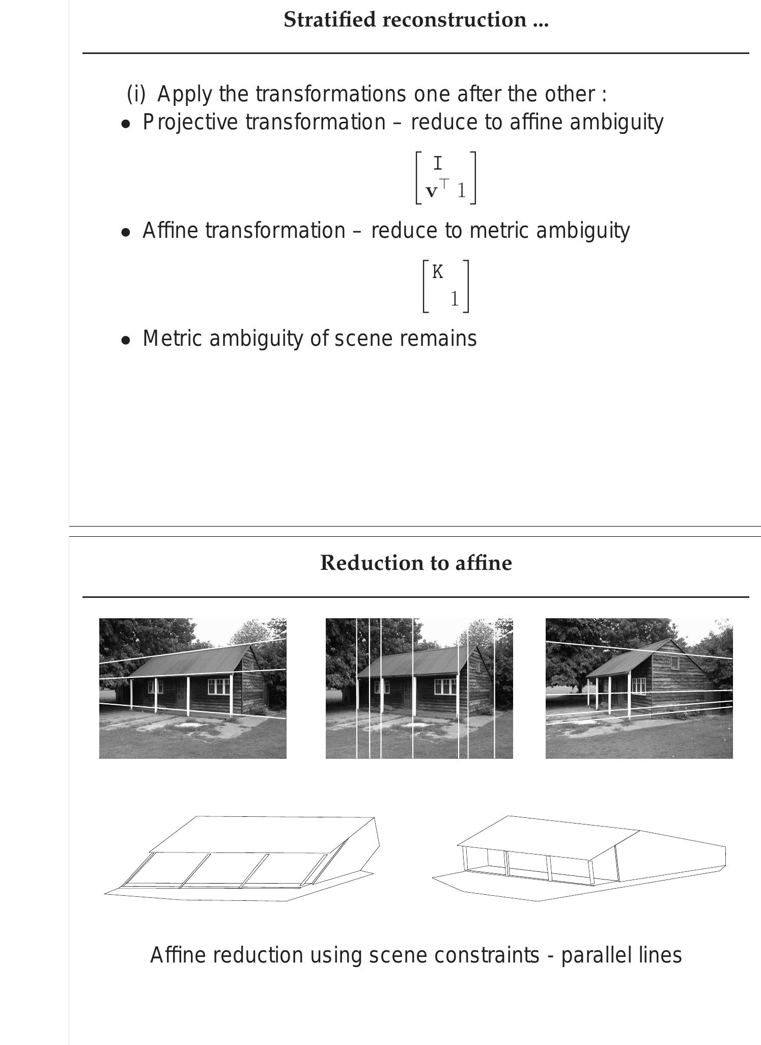 Figure 37 - Multiple view geometry in computer vision