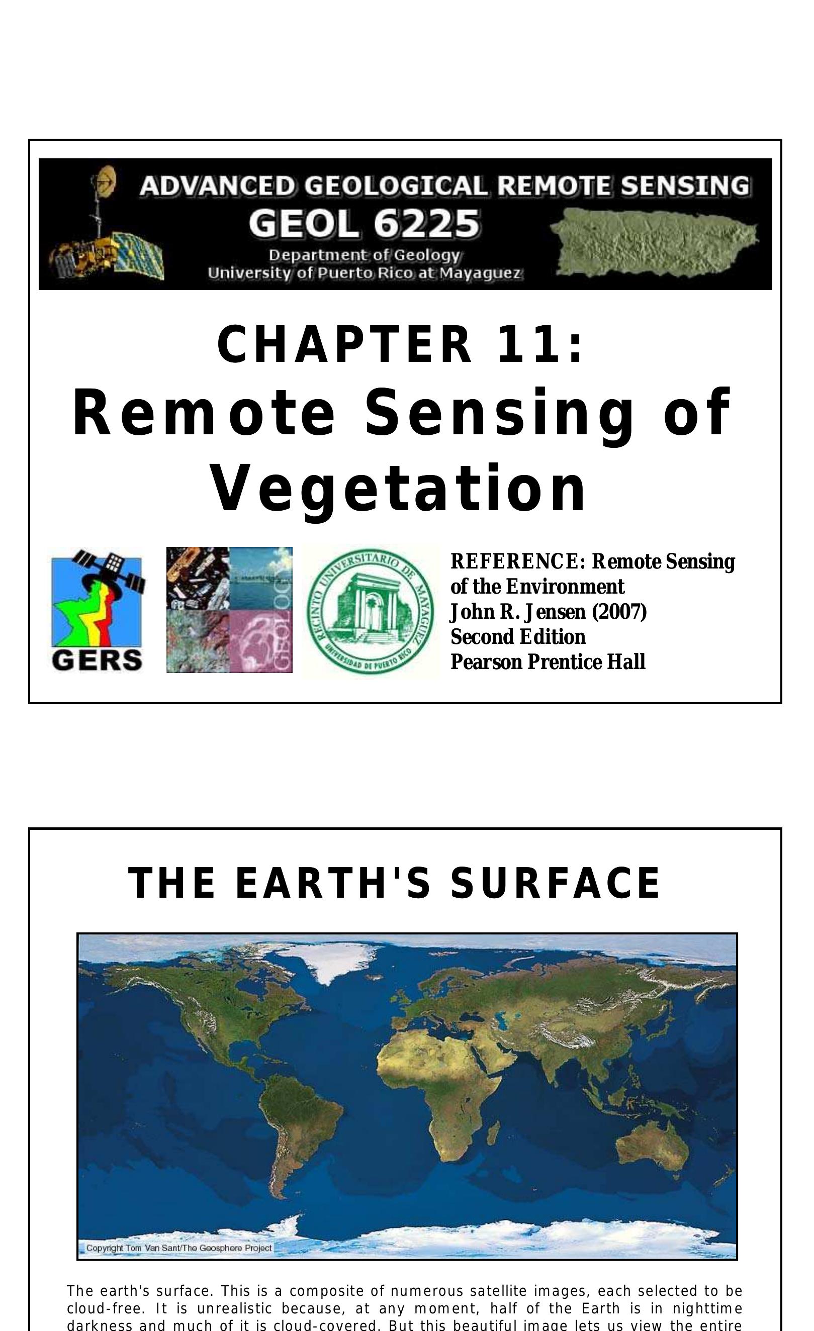 (PDF) Remote Sensing of the Environment: An Earth Resource Perspective 2/e