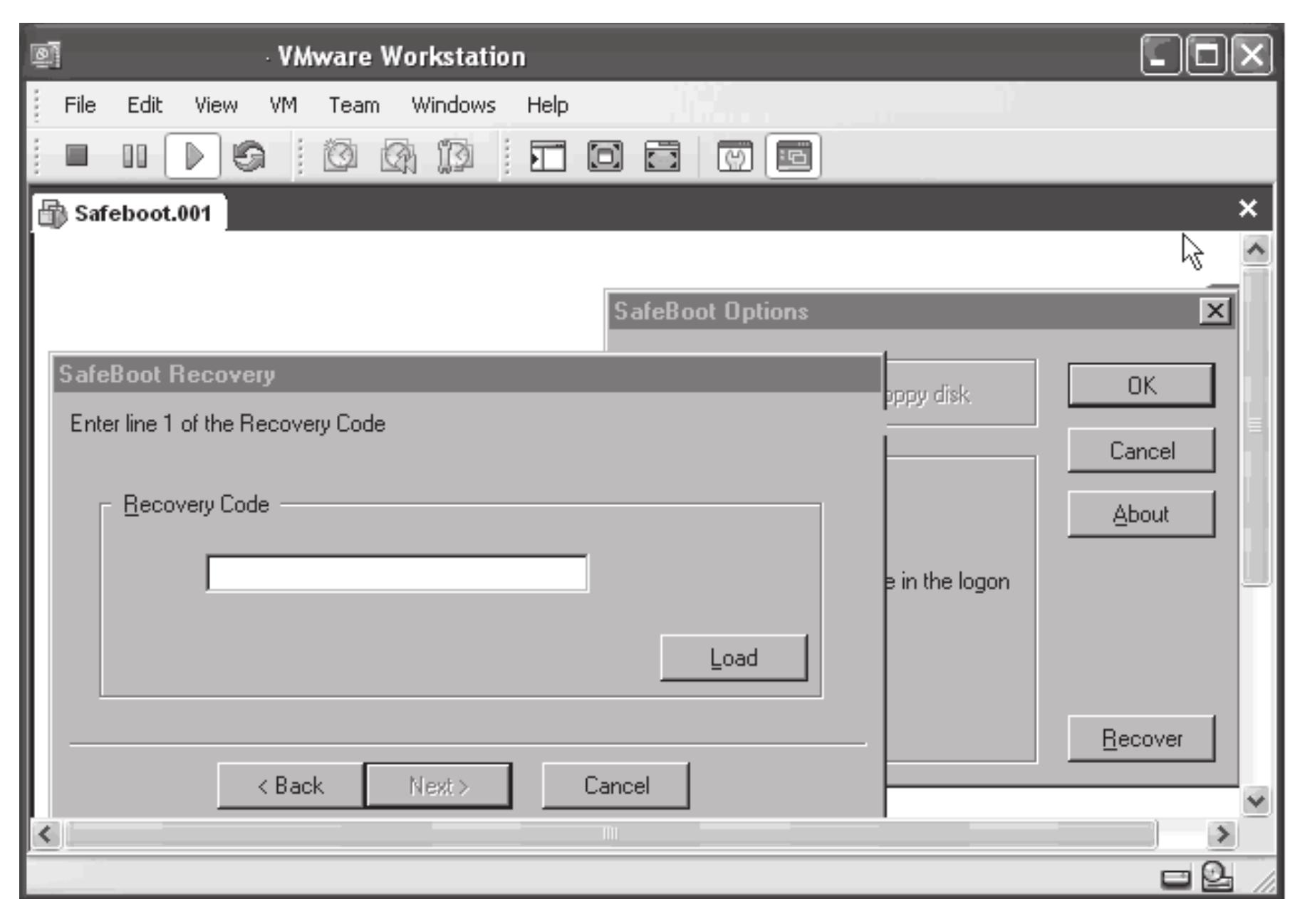 Using liveview and vmware to boot the forensic duplicate of