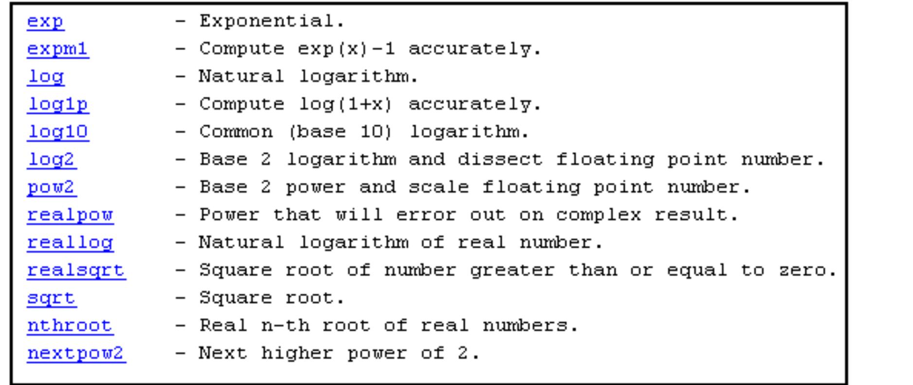 9: exponential functions in matlab