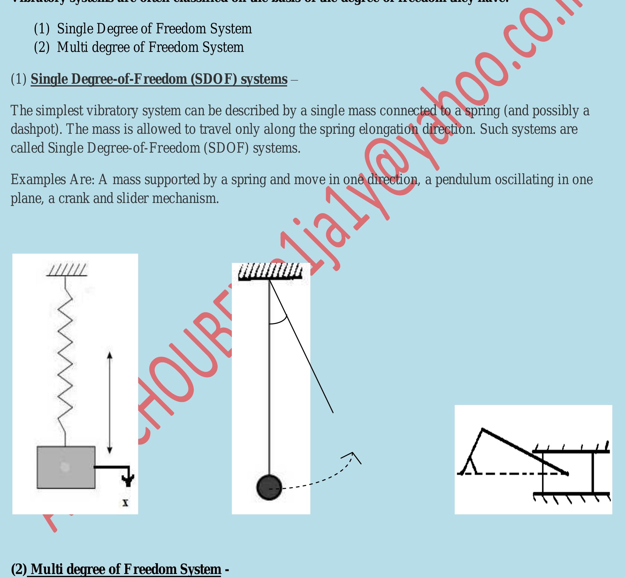 (PDF) Vibration Notes/Lecture