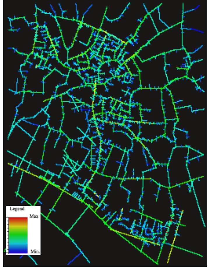 (7.9) ghadames axial map shows: local integration of its