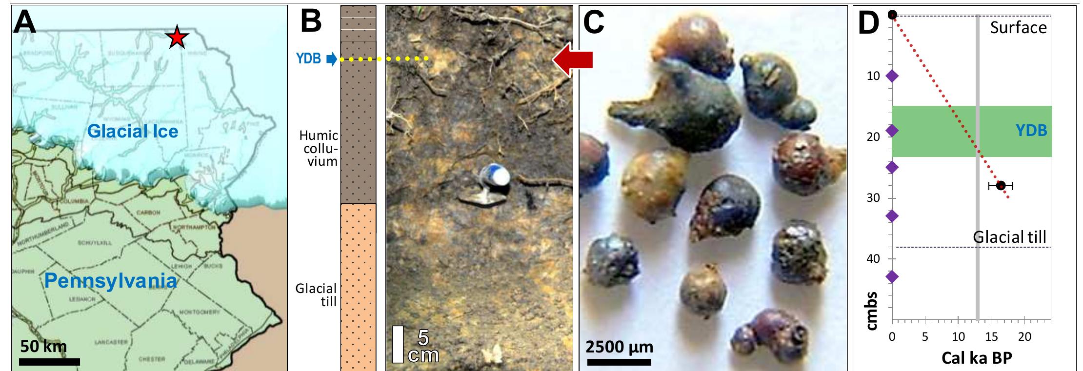 S5. melrose, pa. a) area map showing location of the site