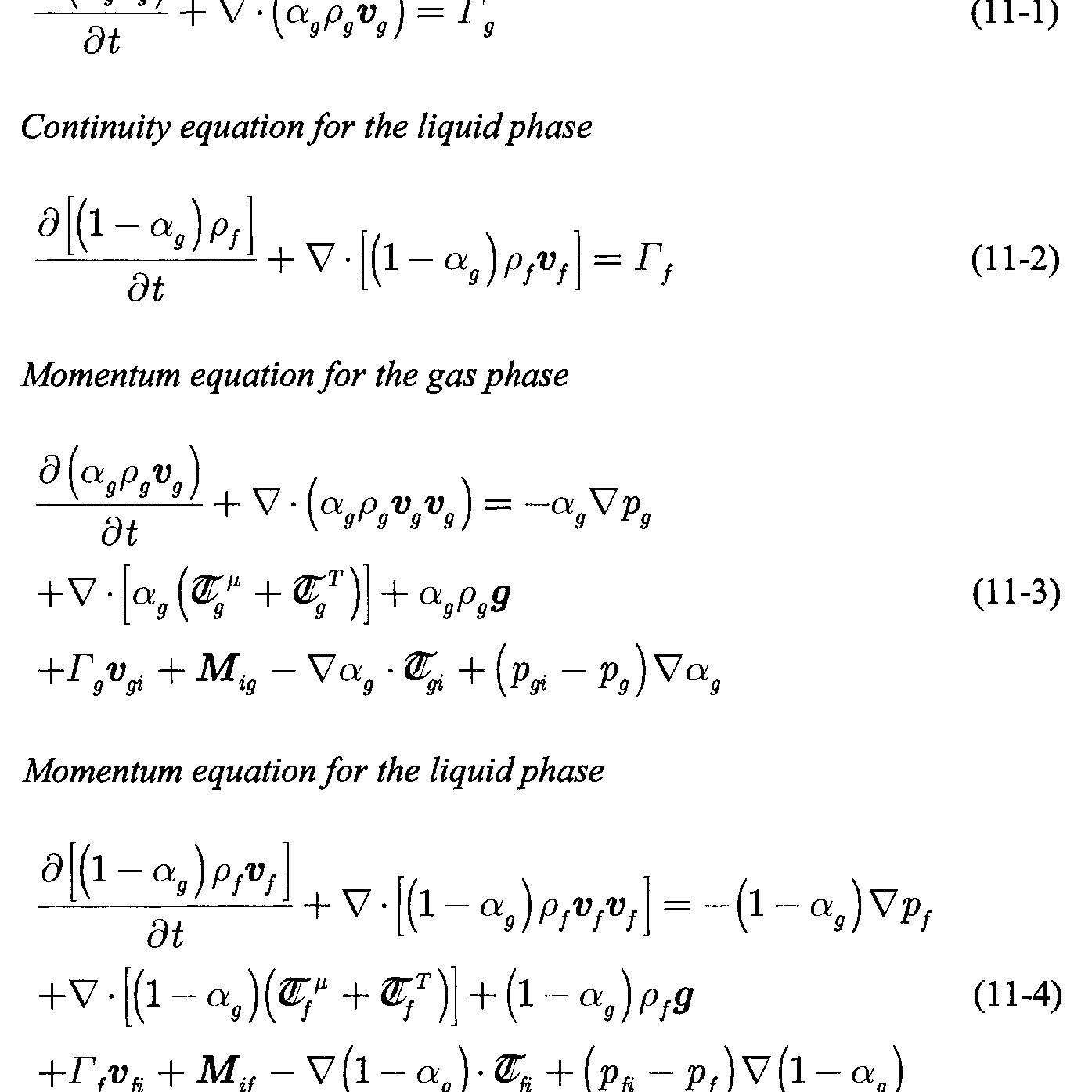 Figure 126 - Thermo-fluid dynamics of two-phase flow