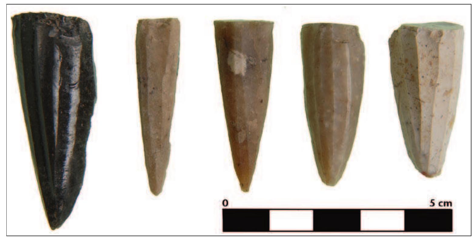Neolithic and early chalcolithic bullet cores from