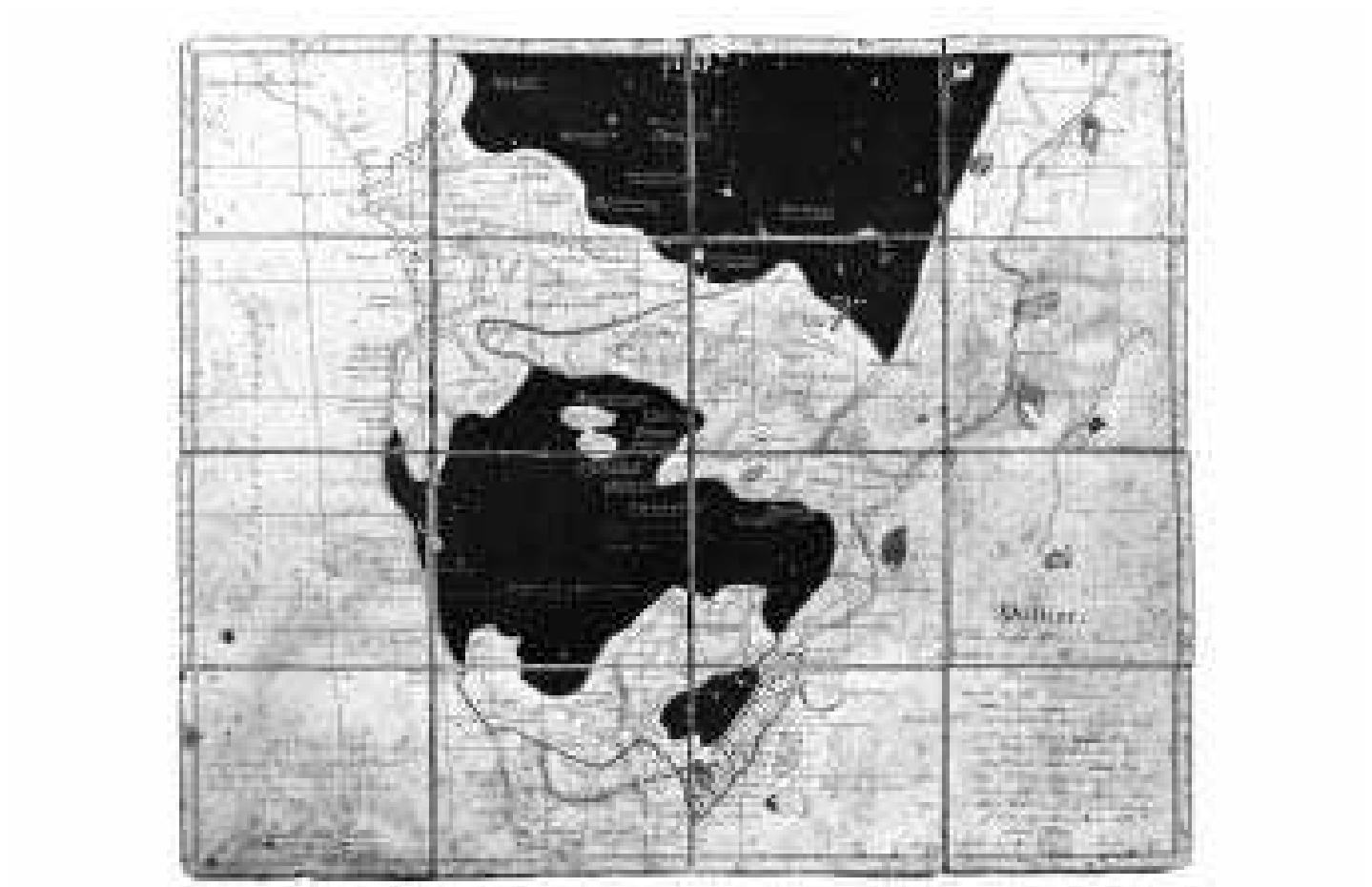 Chase’s map of the “south african peninsula” of 1833.