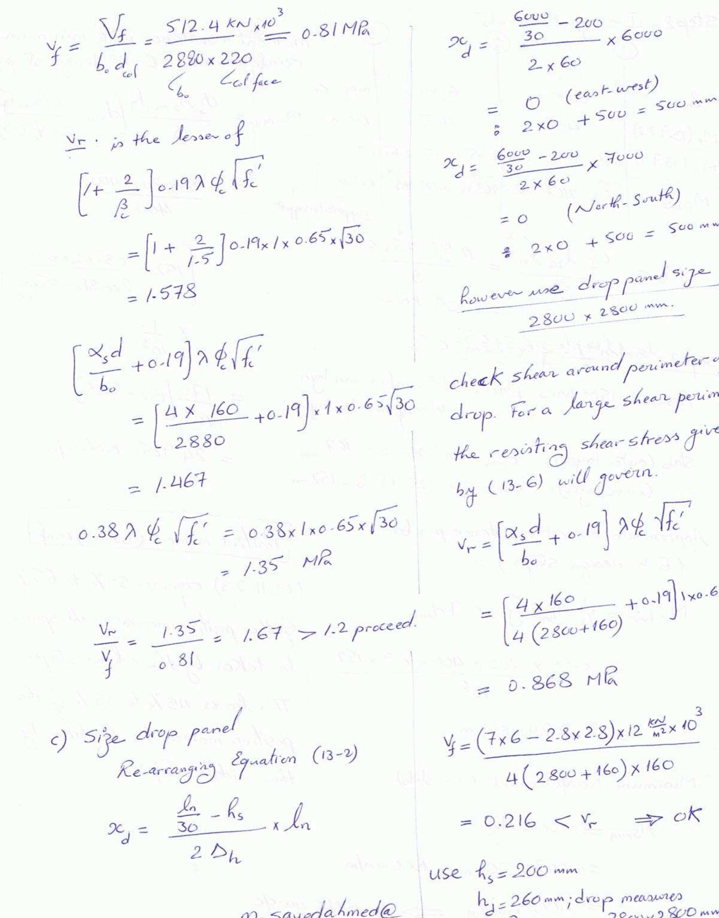 Figure 3 - from Design of Reinforced Concrete Flat Slab with