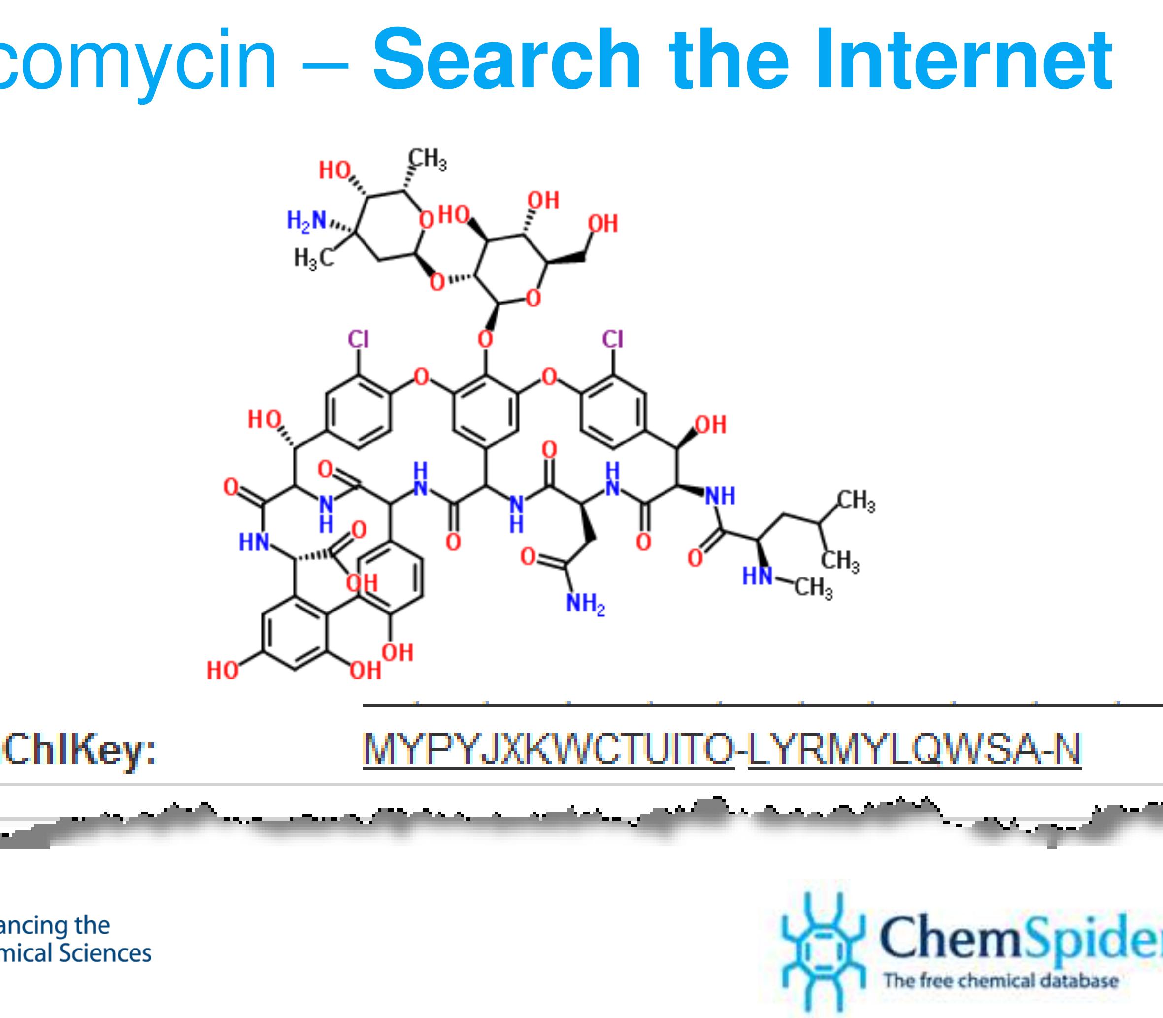 Figure 9 - ChemSpider – The Free Chemistry Database for the