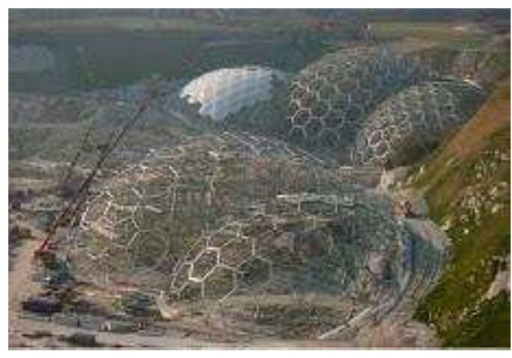 Structural detail of htb with hex-tri-hex system