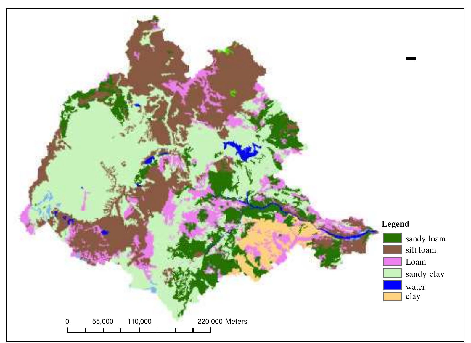 Grid map to extract dominant soil type in each grid. the