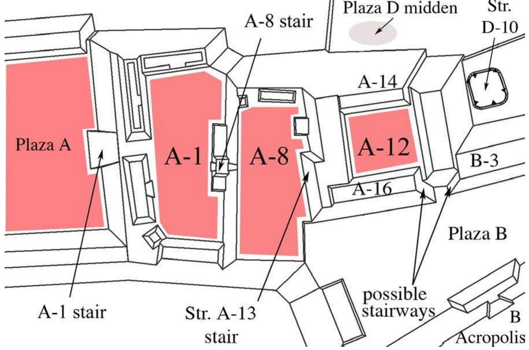 4. map of the group a acropolis at tipan showing the “formal