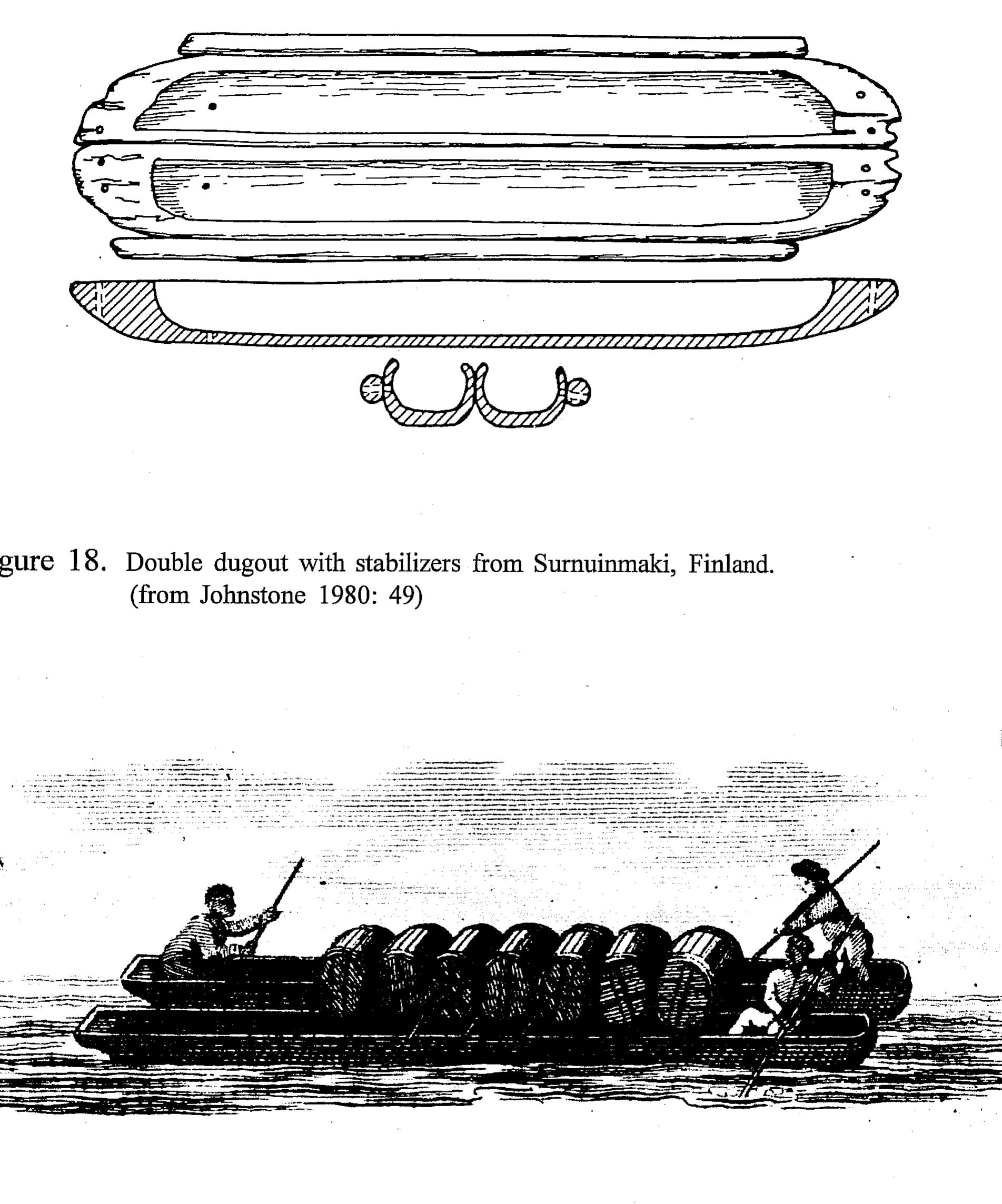 Eighteenth century american colonial river transport using