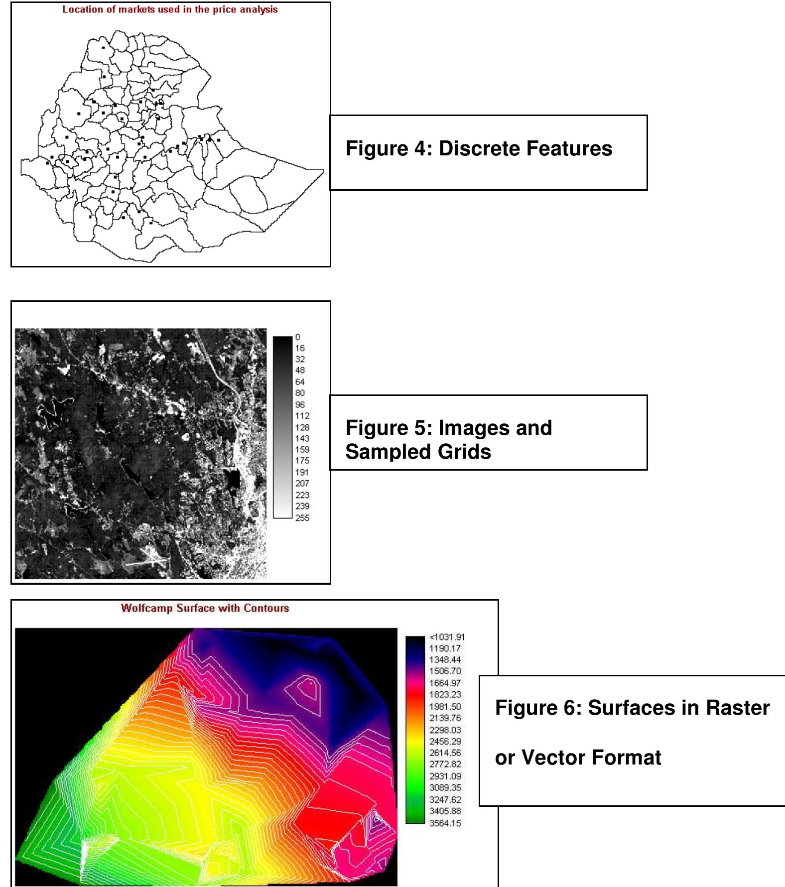 These displays are not maps. they are the visual product of