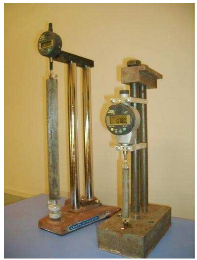 Measurement of specimens using two separate digital gages