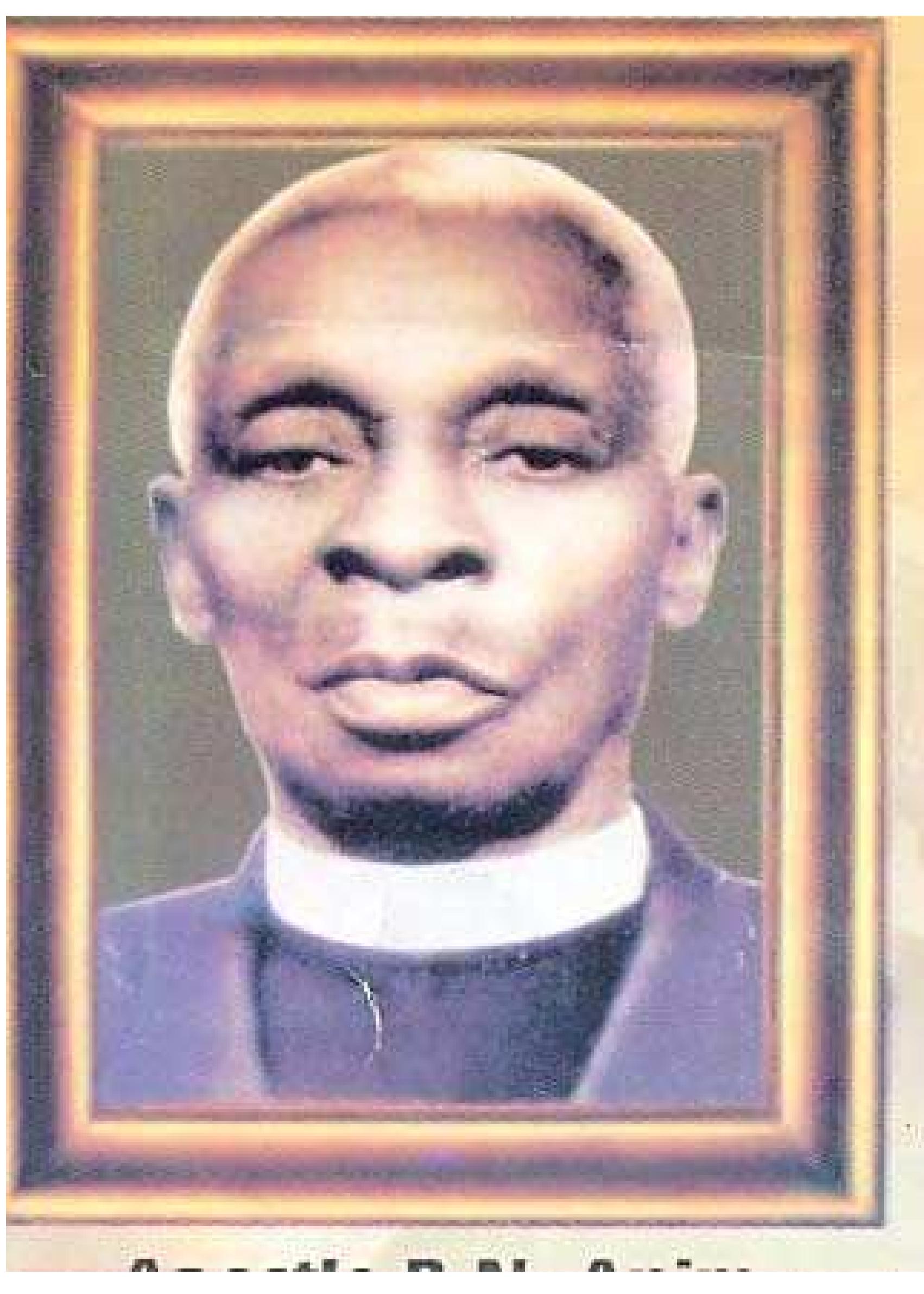 The late apostle peter newman anim founder of the christ