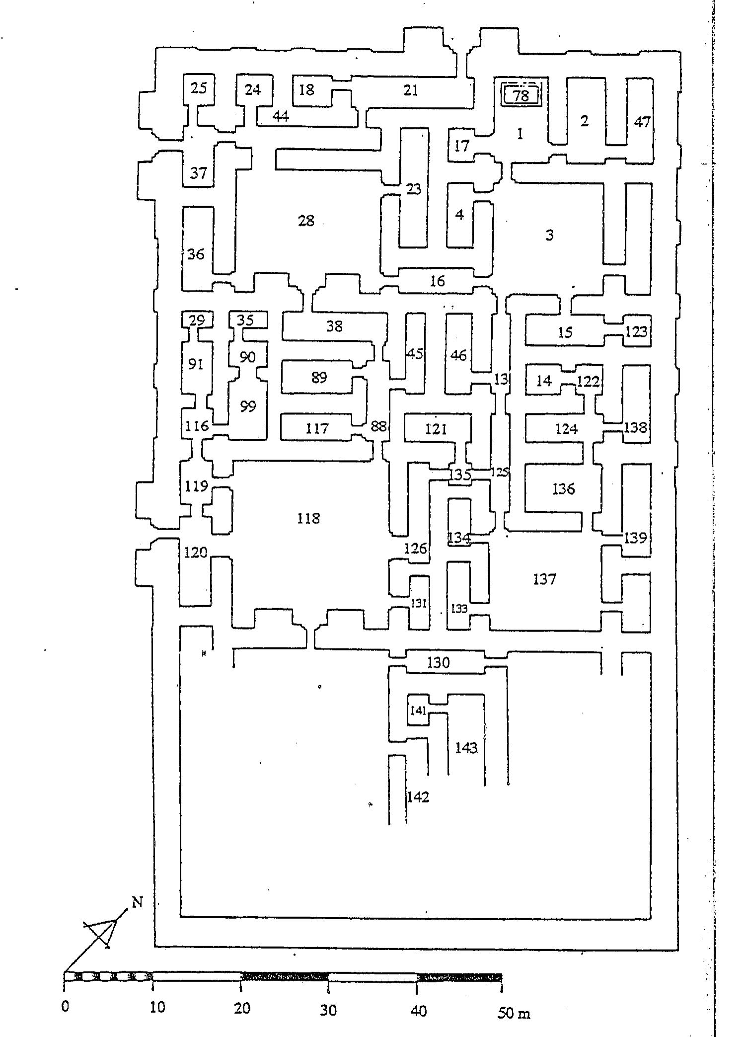 X1.2 plan of the inanna temple at nippur during the ur ill