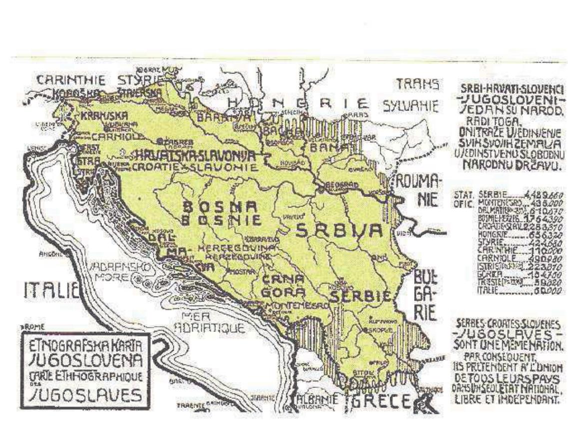 An official map under the title ,.ethnographic map of the