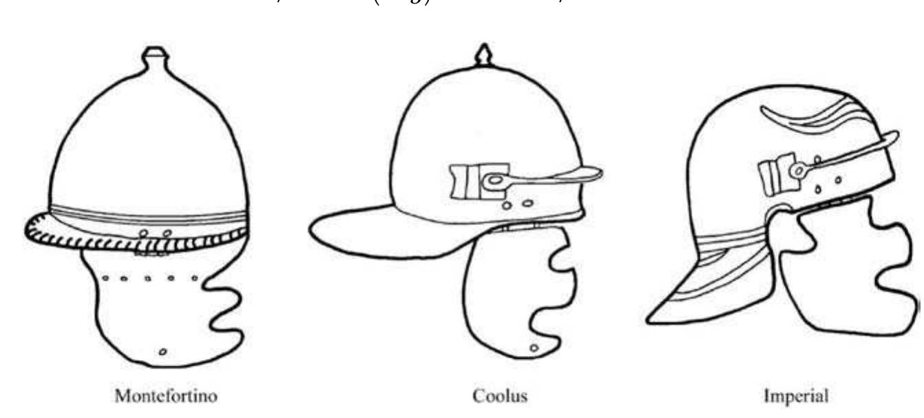 Development of the roman infantry helmet
