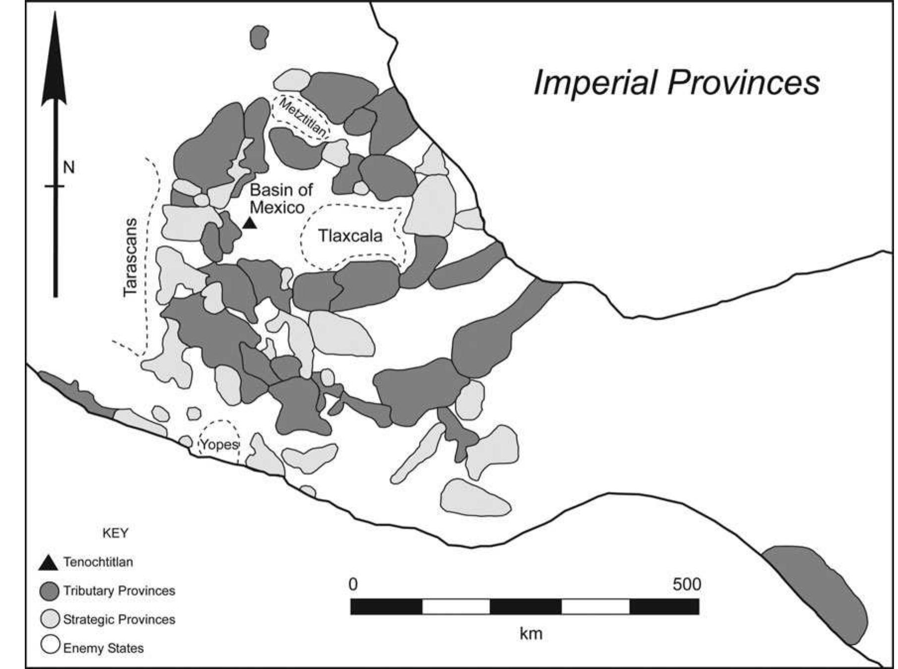 Map of the aztec empire in 1519 (after berdan et al. 1996).