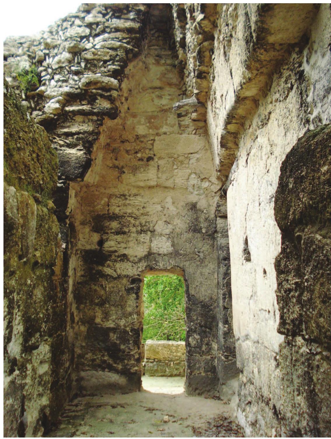 Inside one of the northern rooms of structure iii. to the