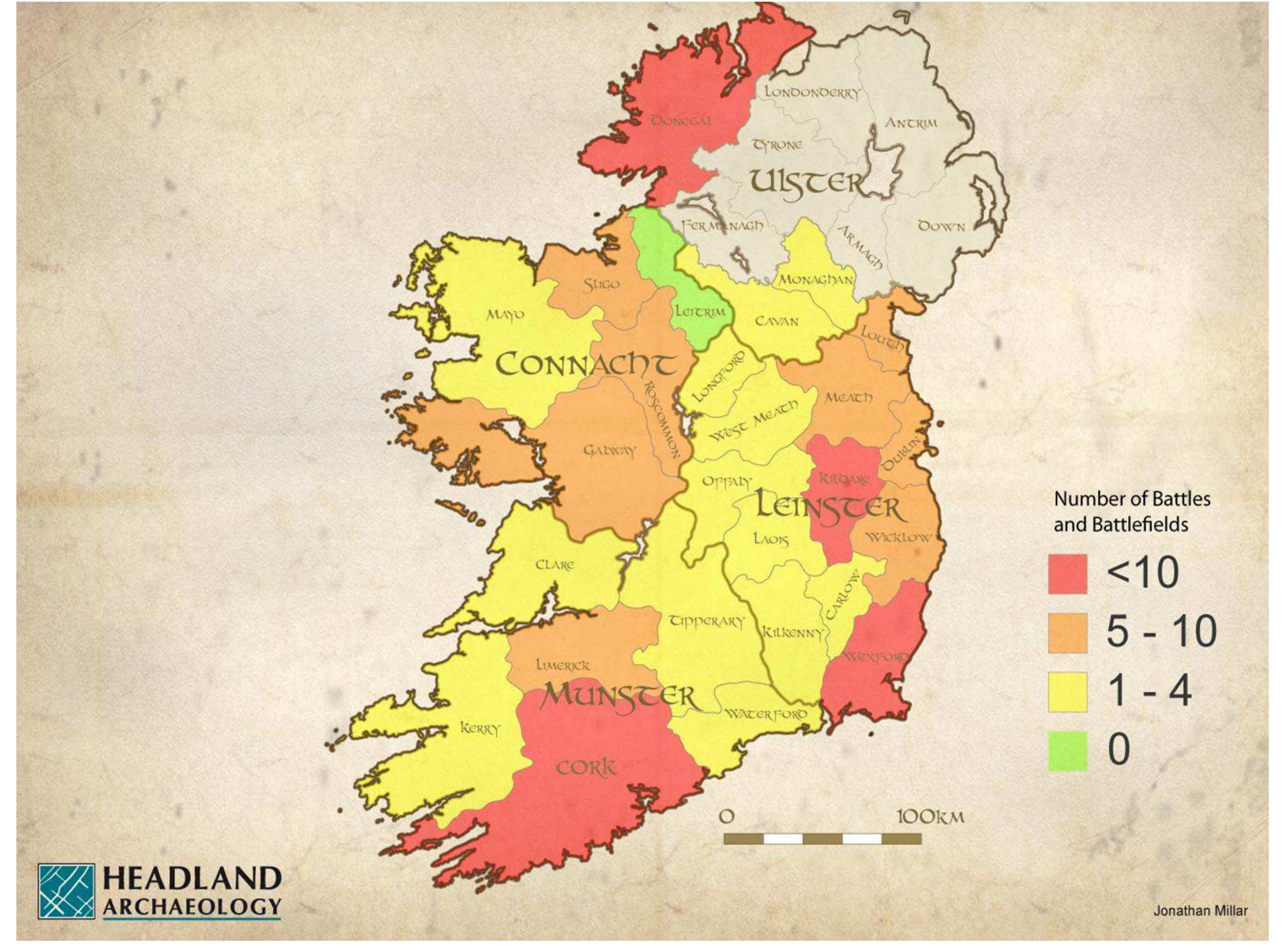 Figure 4 - The Irish Battlefields Project