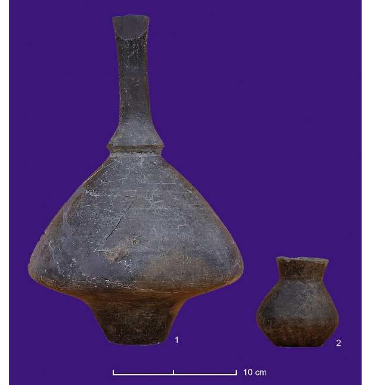 Remains of heavily disturbed mud-brick architecture came to