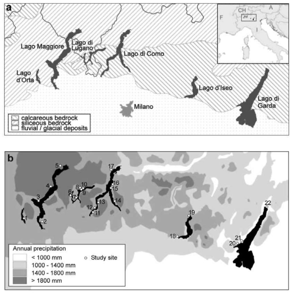 Two maps of insubria (from berger & walther, 2006; with kind