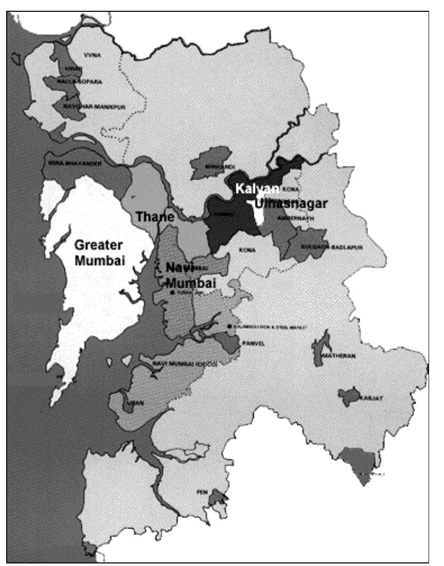 Mumbai metropolitan region (mmr) figure 2: spatial structure
