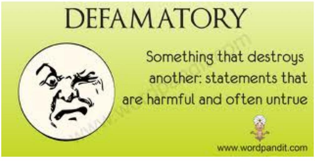 Simply as an actionable civil tort. slander, or libel, is