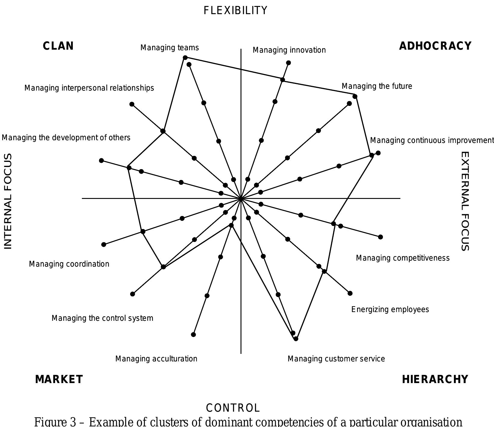 The instrument matches the competing v alue framework. the