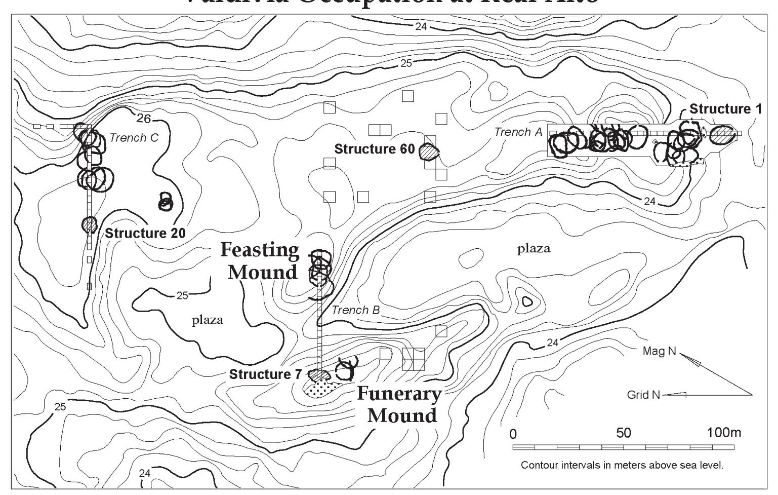 2. map of the real alto site, coastal guayas province.