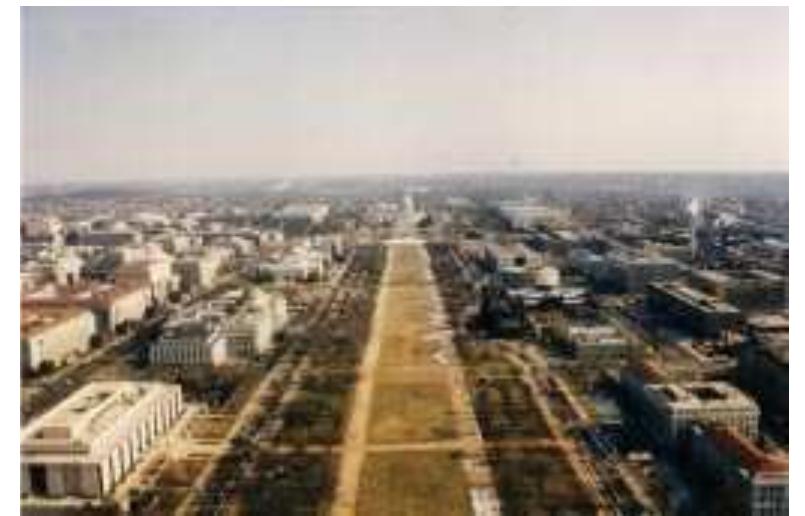 The washington mall and the us capitol, washington d.c.