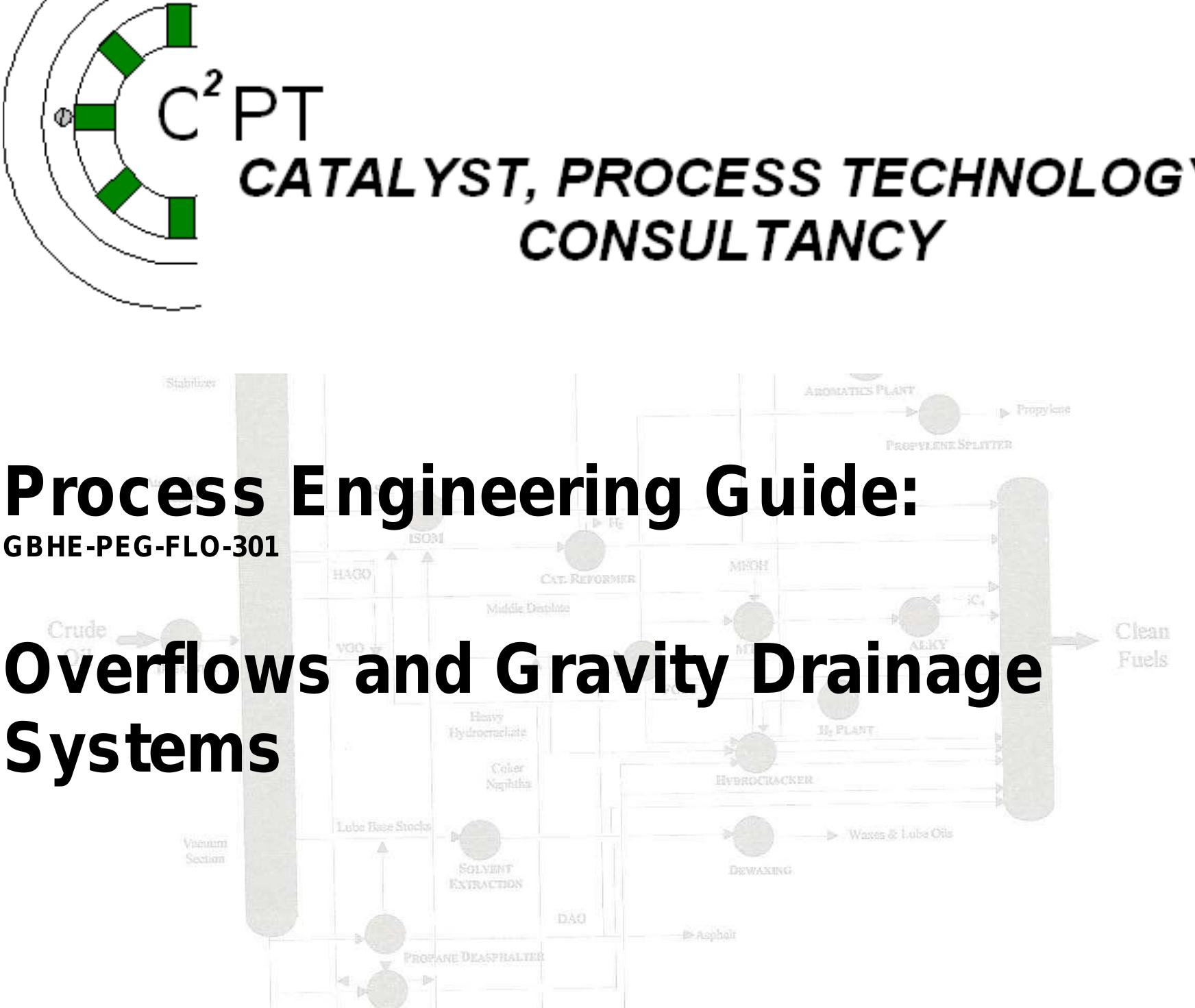 Figure 1 - Overflows and Gravity Drainage Systems