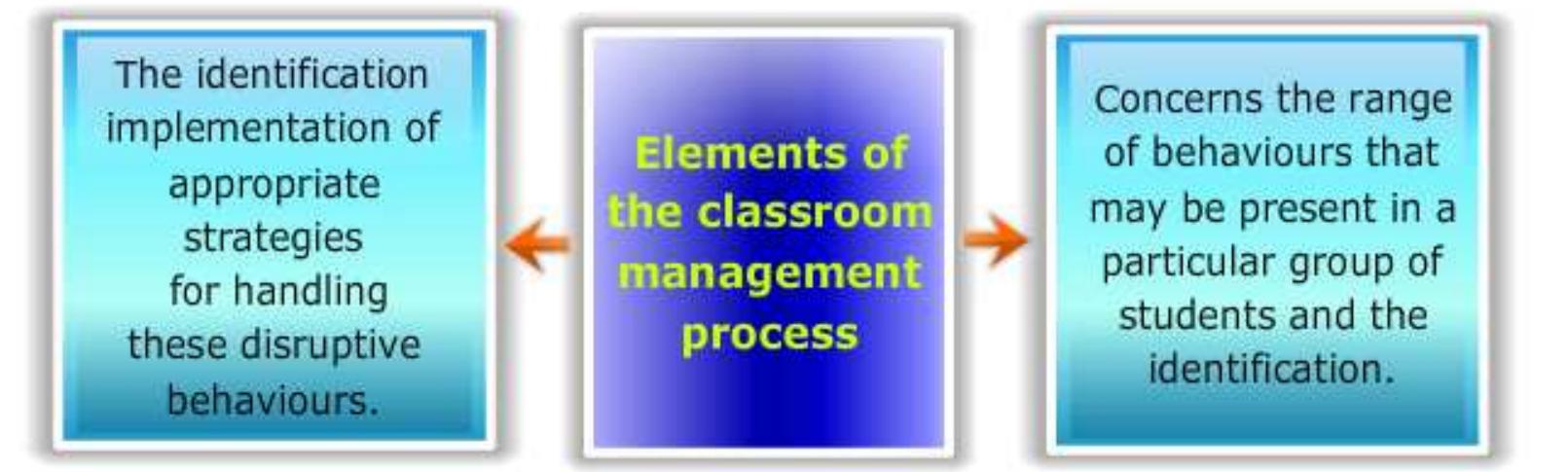6: two elements of the classroom management process.