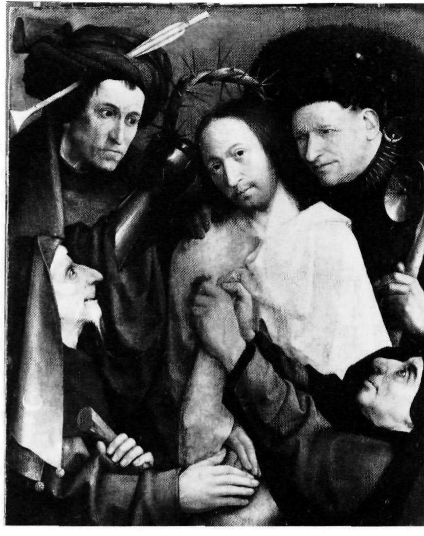 21 hieronymus bosch, christ crowned with thorns. london,