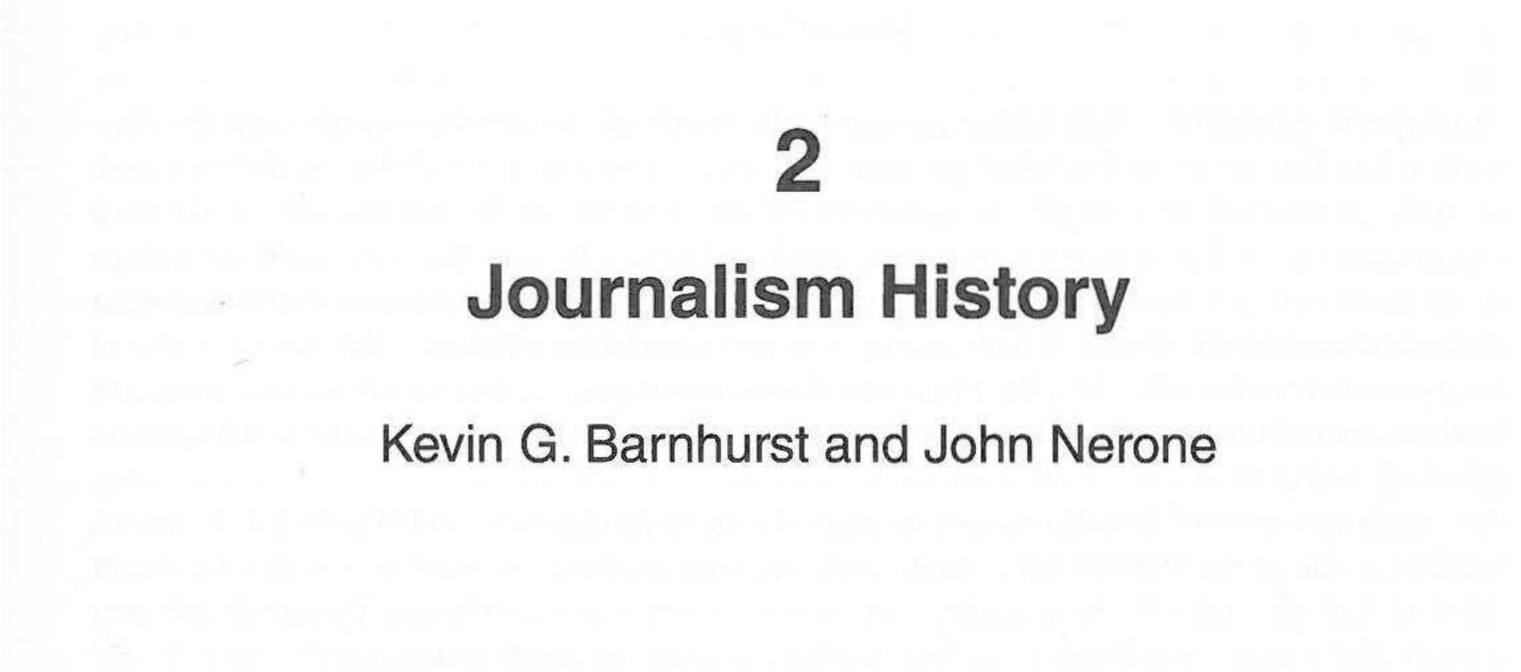 (PDF) Journalism History