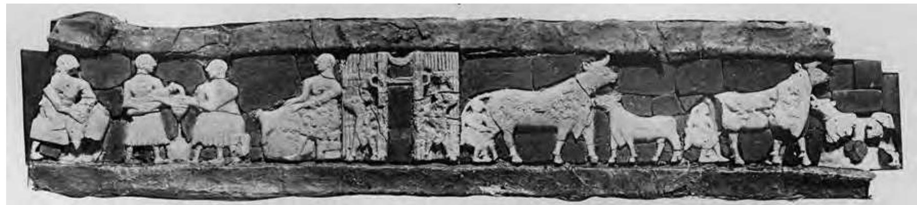 6. tell al ubaid, temple of ninhursag. tridacna shell inlaid