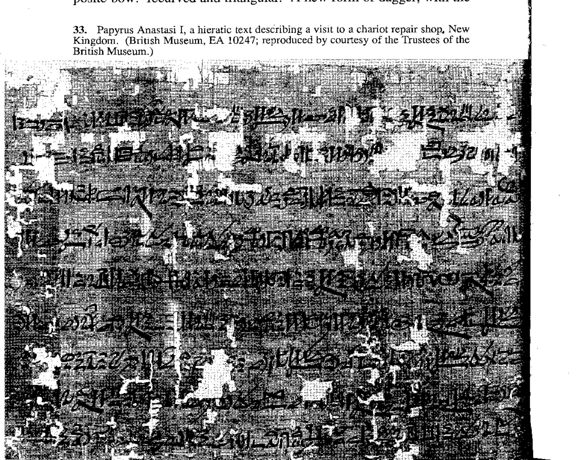 Figure 23 - Ancient Egyptian Warfare and Weapons