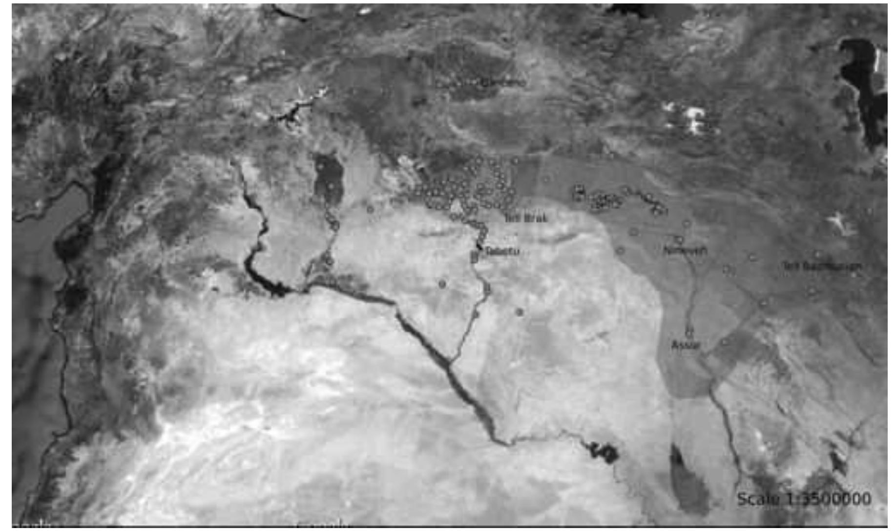 Map of the assyrian state, ca. 1050 bce. (author's map,