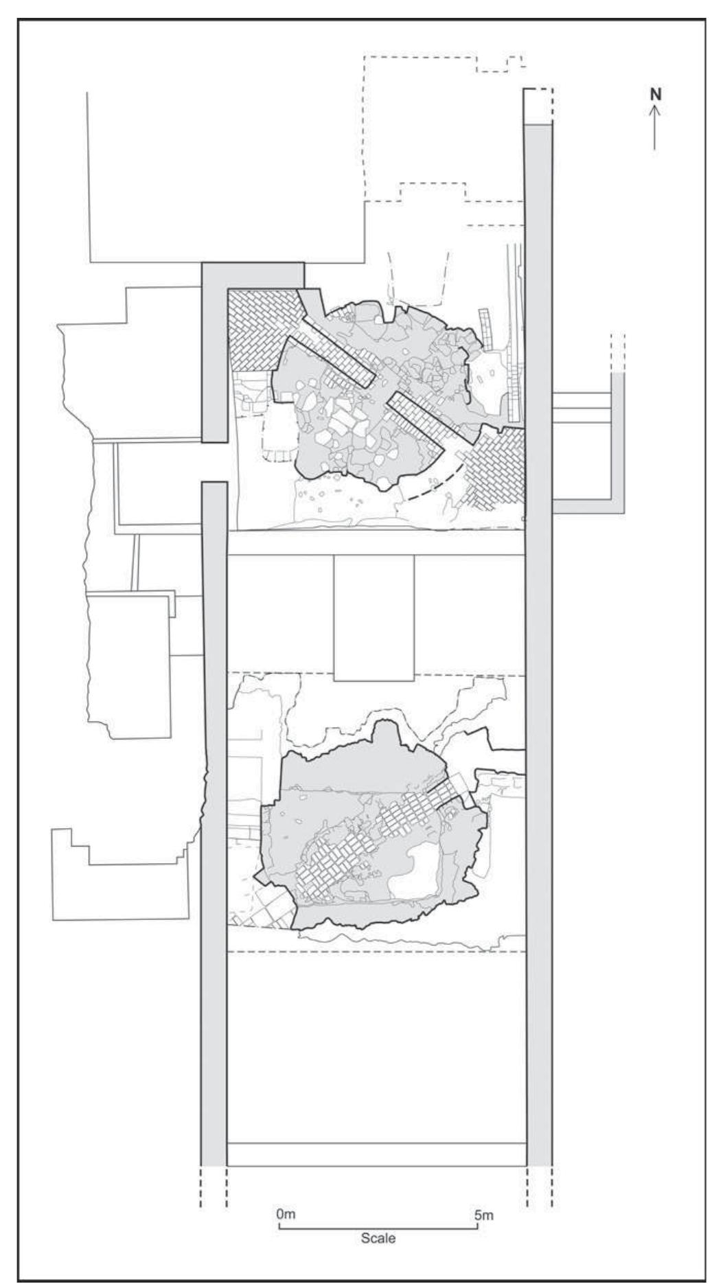 Overall site plan, showing the steel furnaces and associated