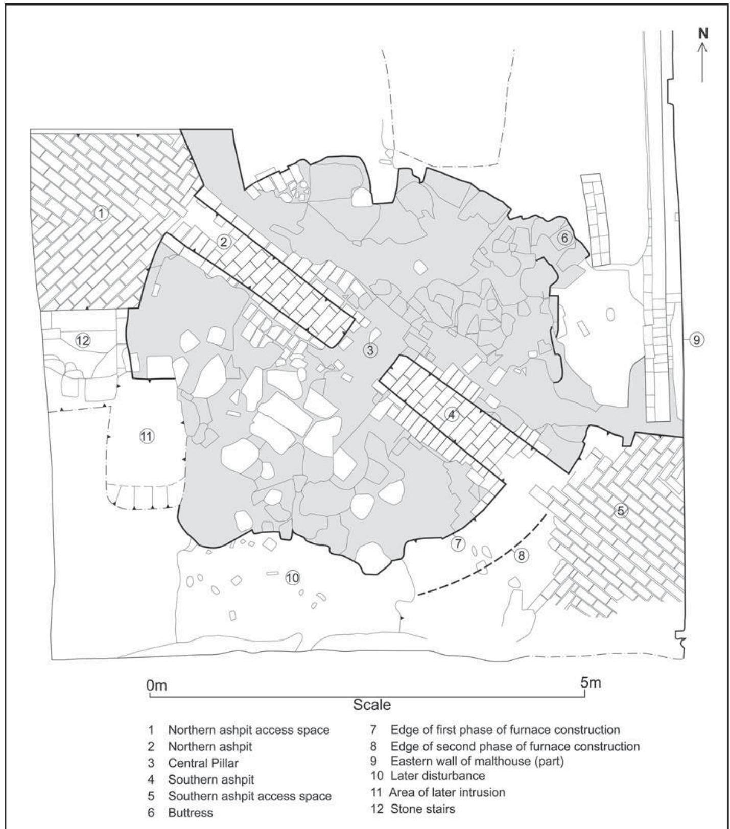 The floor of both ash pits and their entrances was then laid