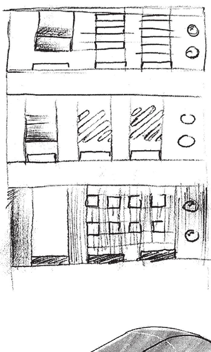 Figure 3 - Using concept sketches to track design progress