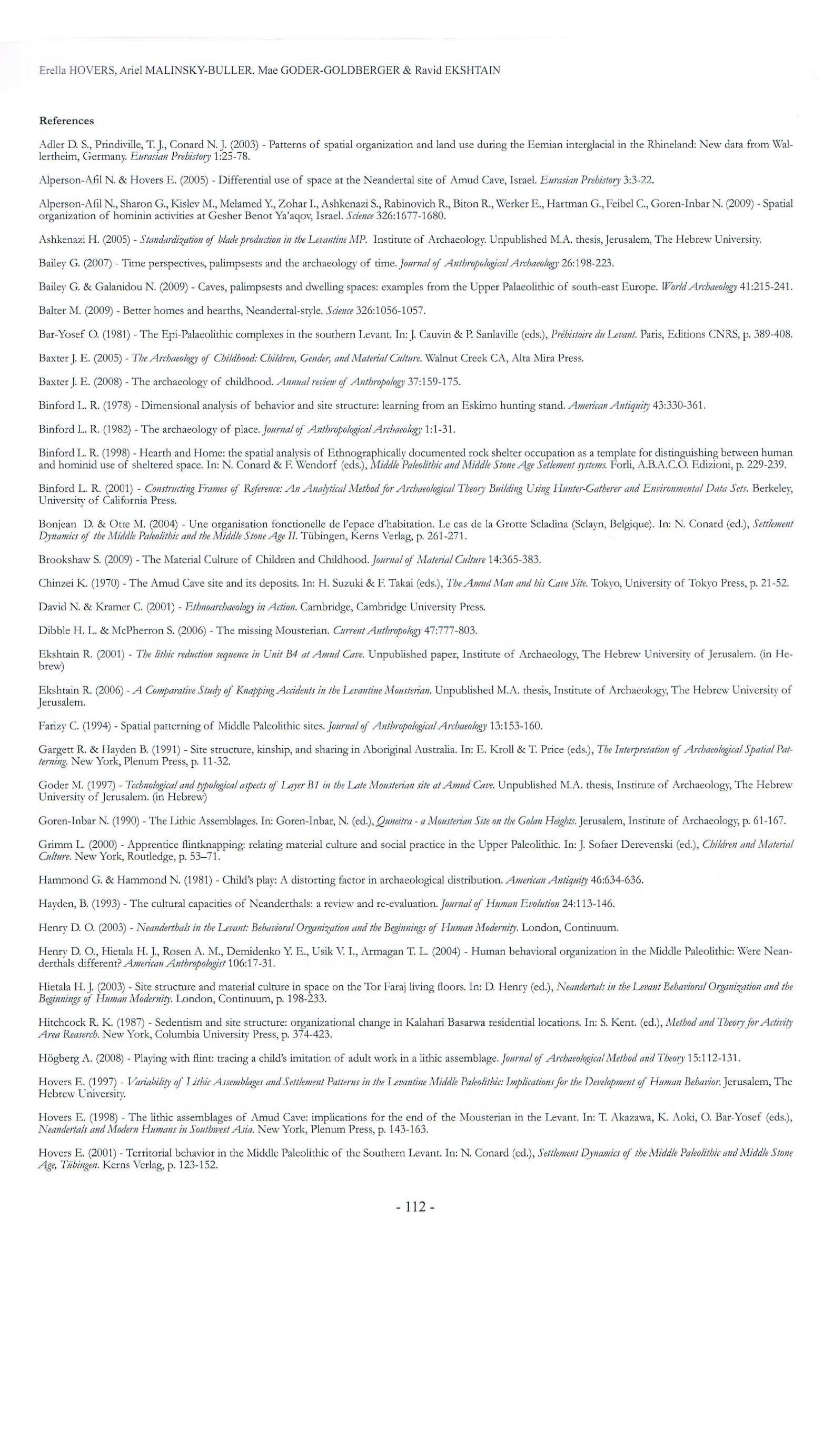 Table 1 - Capturing a Moment: Identifying Short-lived