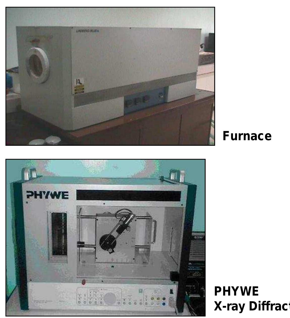 Temperature furnace and x-ray diffractometer (xrd) facility