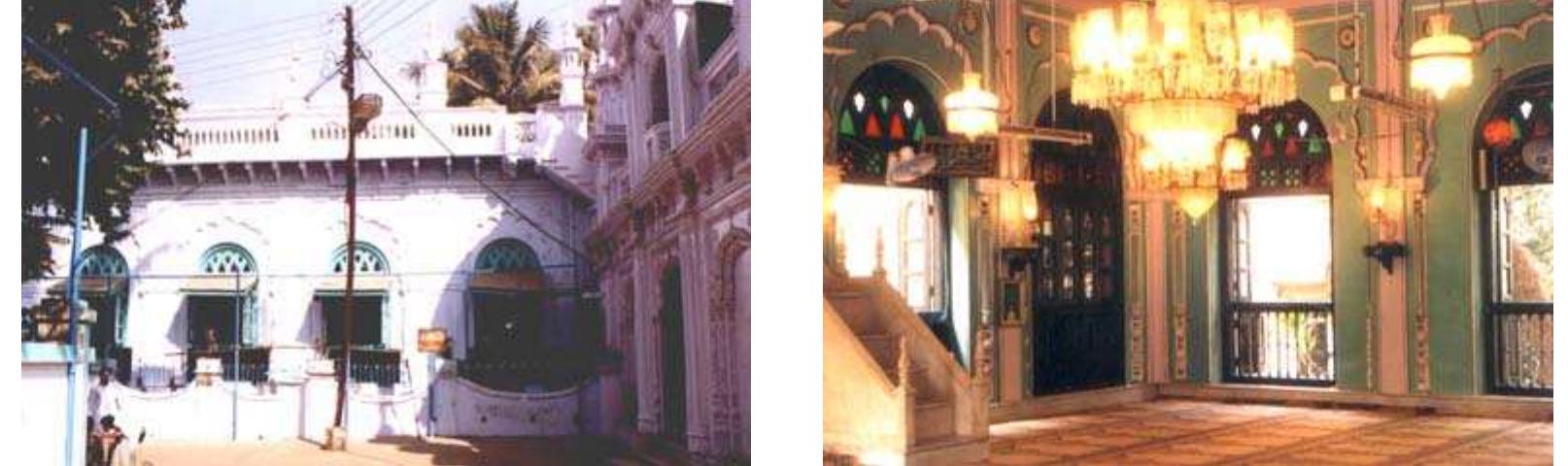 The j ami masjid, uran- exterior aspect and interior