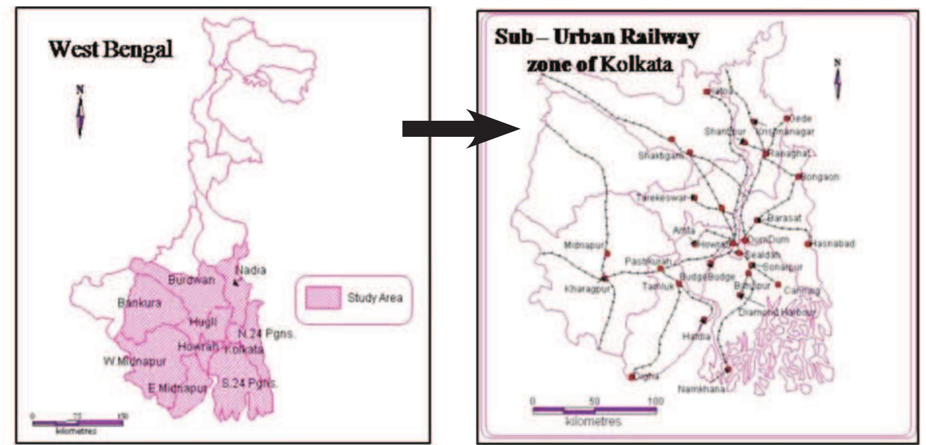 Location map of the study area (source: natmo, 2010) urban